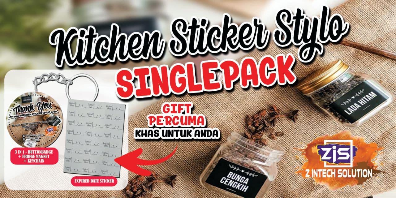 Bagi anda yang ingin mencuba kualiti stiker kami, boleh mulakan dengan ...