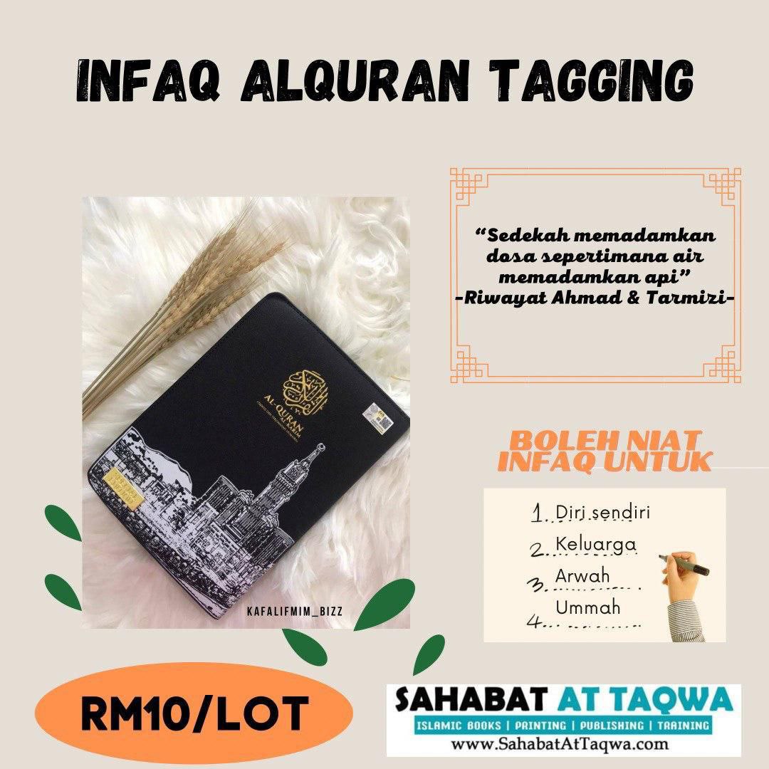 Khidmat pengurusan infaq Al Quran tagging?