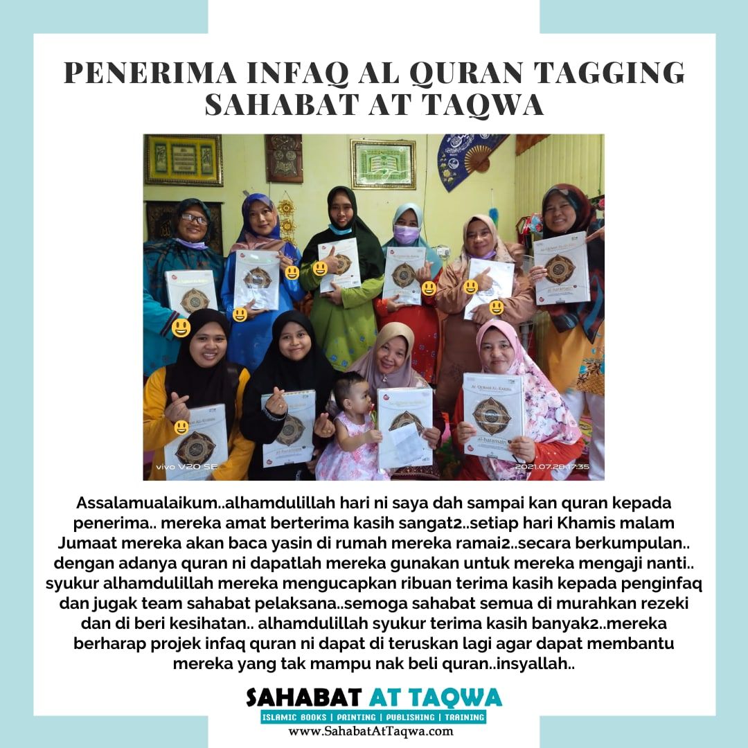 Khidmat pengurusan infaq Al Quran tagging?